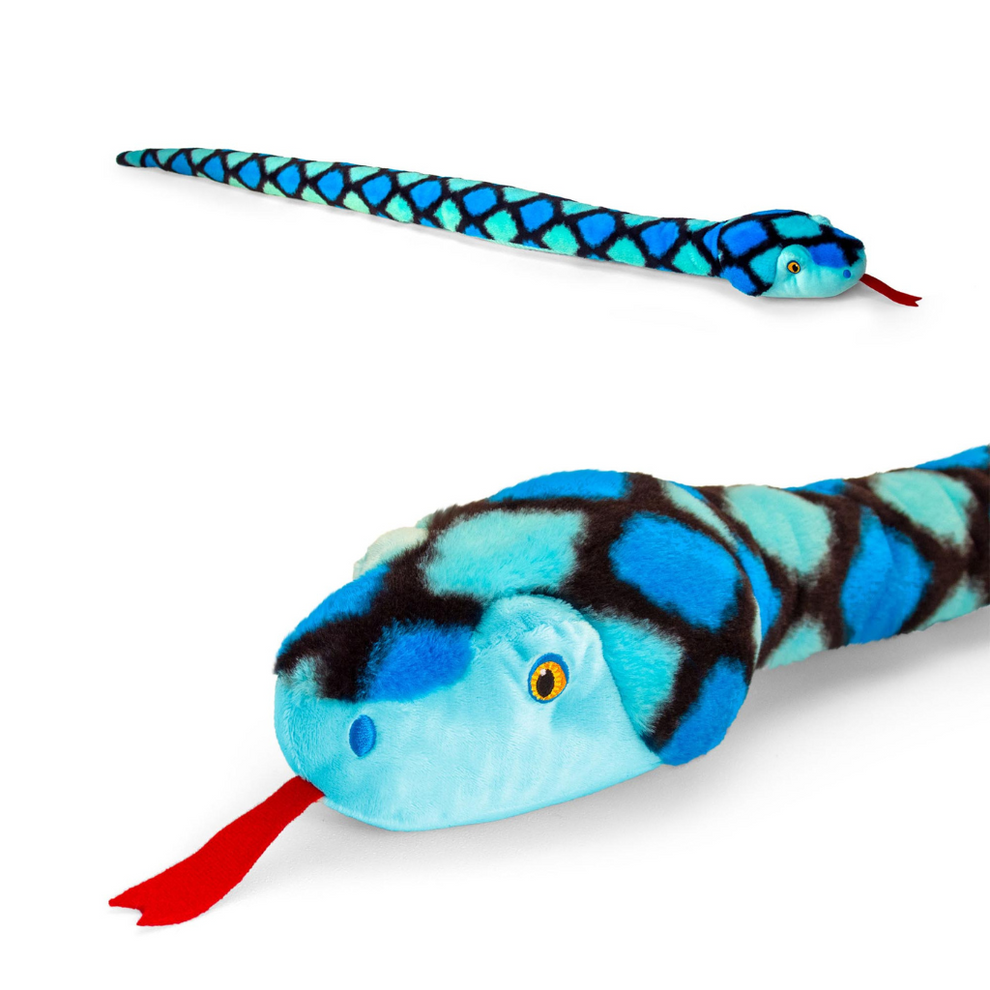 Keeleco Blue Snake Soft Toy – Keep Cosy