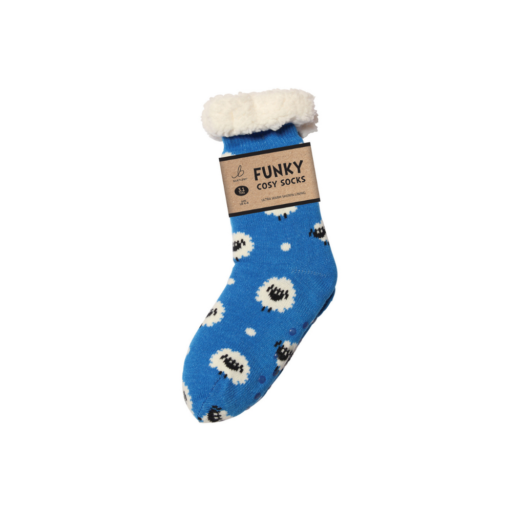 Sherpa Sheep Slipper Socks (One Size 4-8) – Keep Cosy